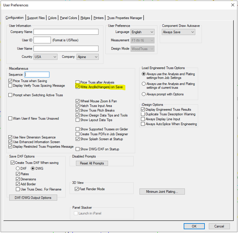 Hangers not showing in iCommand – Solutions Network